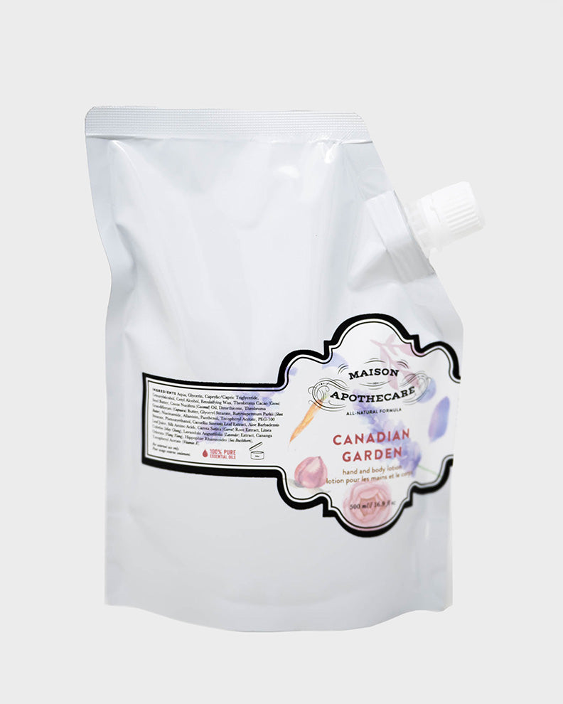 Lotion - Canadian Garden Hand and Body Lotion Refill 500ml – Maison ...